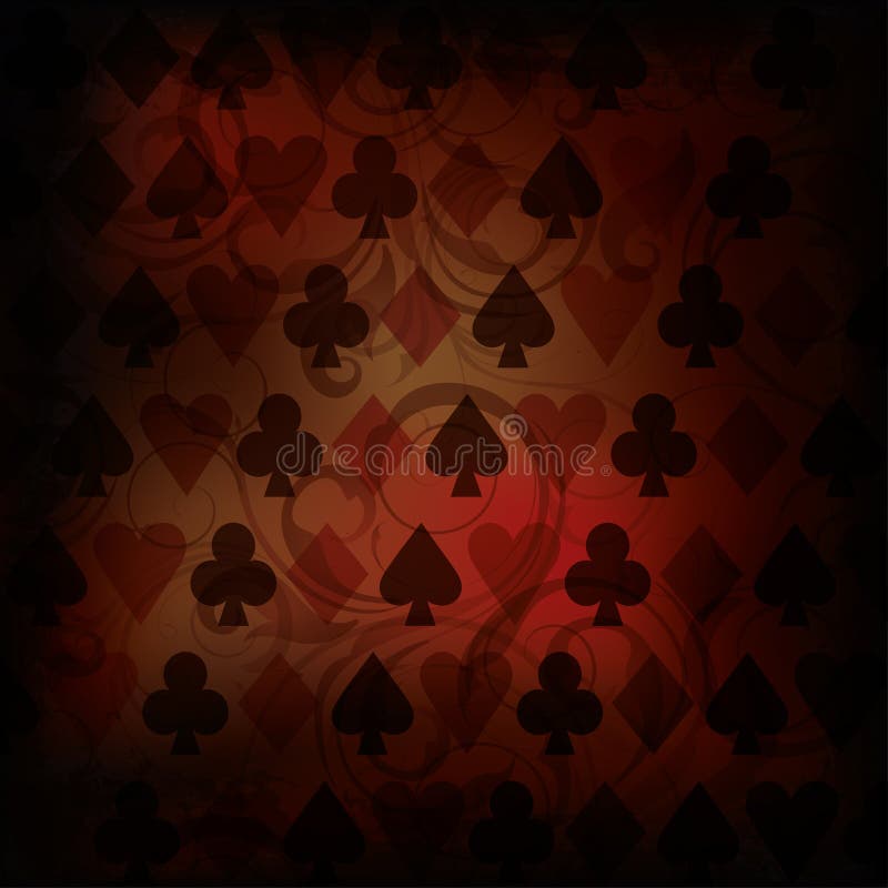 Red Poker Background stock vector. Illustration of pattern - 19892121