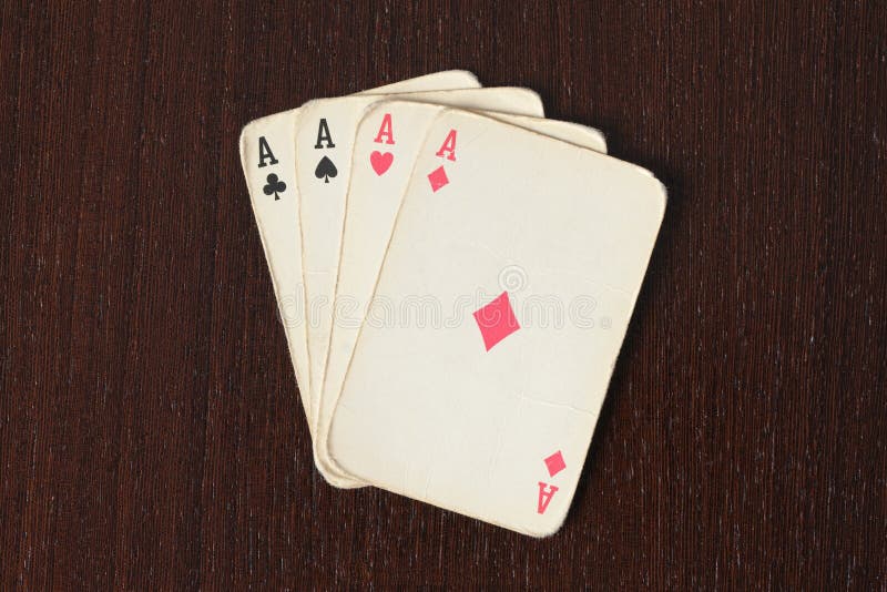 Vintage poker cards stock image. Image of casino, play - 20989945