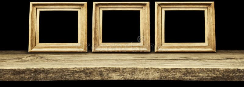 Vintage Polaroid Photo Frame Mockups in a Realistic Style, Placed on an ...