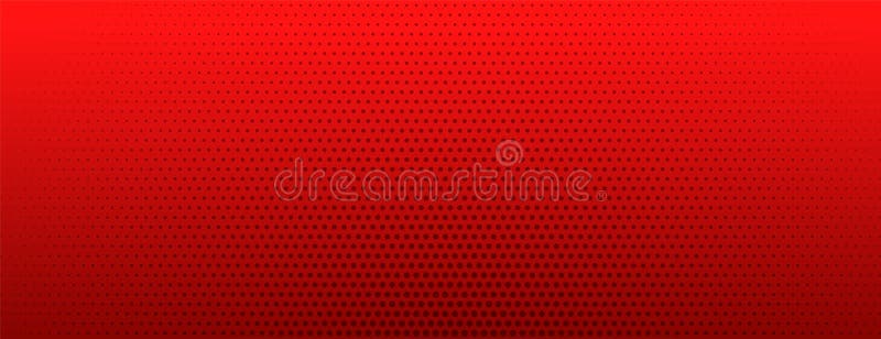 Vintage Pop Art Comic Red Wallpaper with Halftone Effect Stock Vector ...