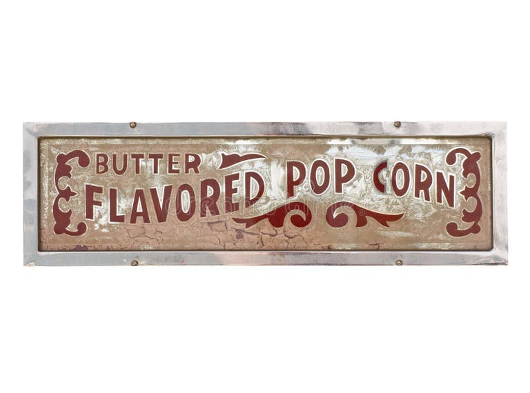 183 Vintage Popcorn Sign Stock Photos - Free & Royalty-Free Stock ...