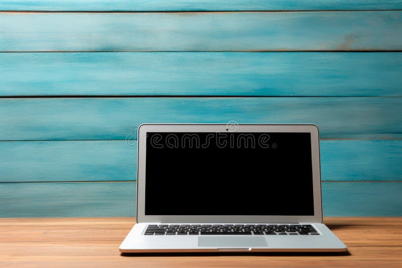 Vintage Portable Computer on Display. Stock Illustration - Illustration ...