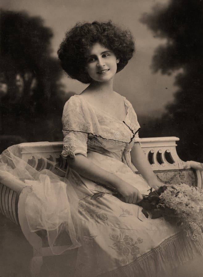 Vintage portrait. stock image. Image of retro, history - 16417867