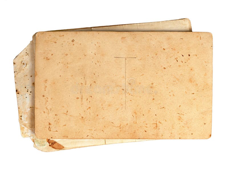 Vintage post card stock photo. Image of mail, damaged - 33660608