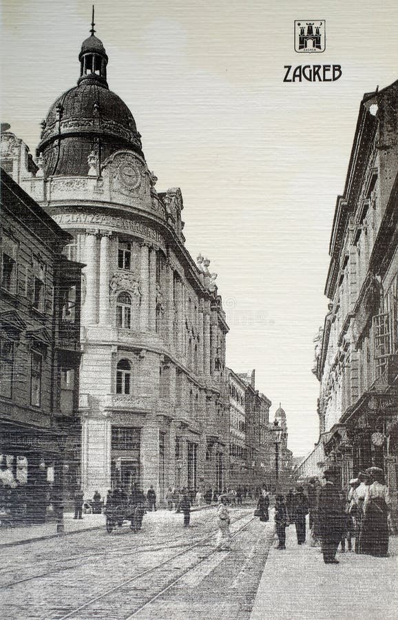 Vintage Post Card Issued at the Beginning of the 20th Century with the ...