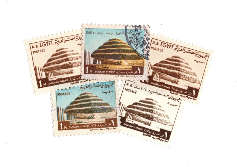 Egypt Postage Stamp, Vintage Stamp, Air Mail Envelope. Stock Vector ...