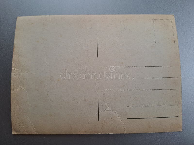 Vintage Postcard Side Write Address Greetings Stock Photos - Free ...