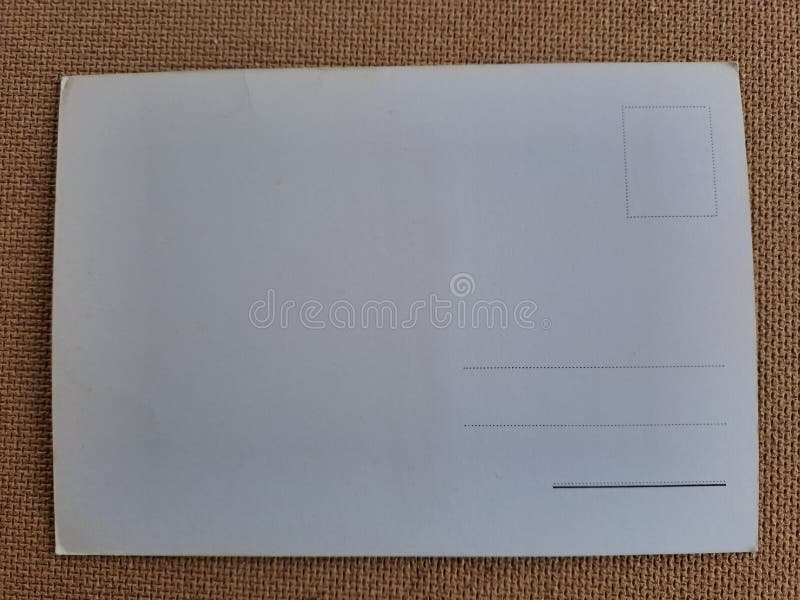 Vintage Postcard Side Write Address Greetings Stock Photos - Free ...