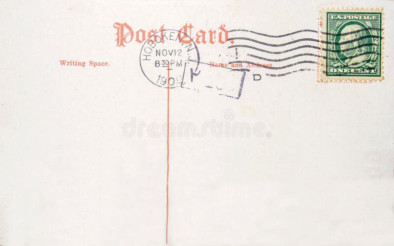 Postcard - 1907 editorial stock photo. Image of collection - 1651598