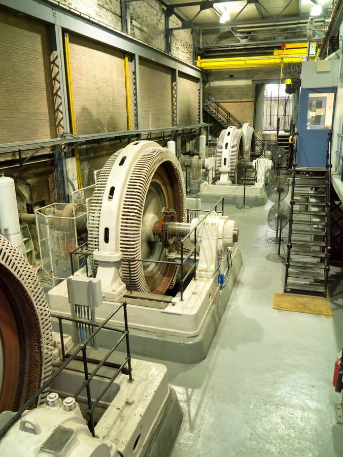 Vintage Power Generating Station Stock Photo - Image of hydroelectric ...