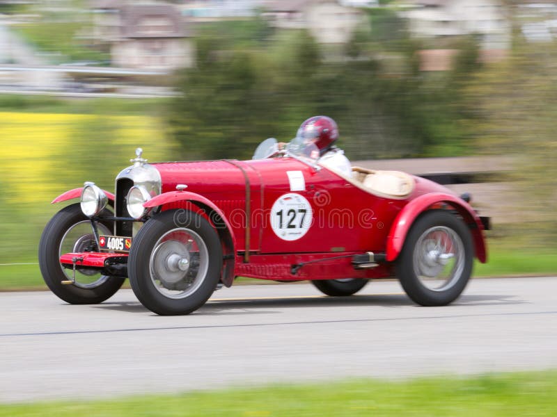 Vintage Pre War Race Car Amilcar CG Editorial Stock Image - Image of ...