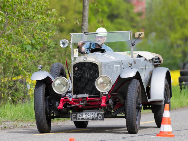 Vintage Pre War Race Car Vauxhall Editorial Photo - Image of motor ...