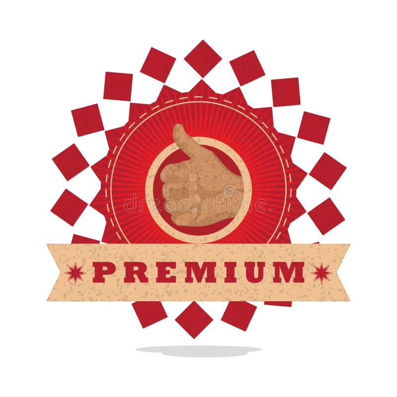 Vintage Premium Label. Vector Illustration Decorative Design Stock ...