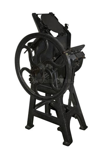 Antique Printing Press Stock Illustrations – 610 Antique Printing Press ...