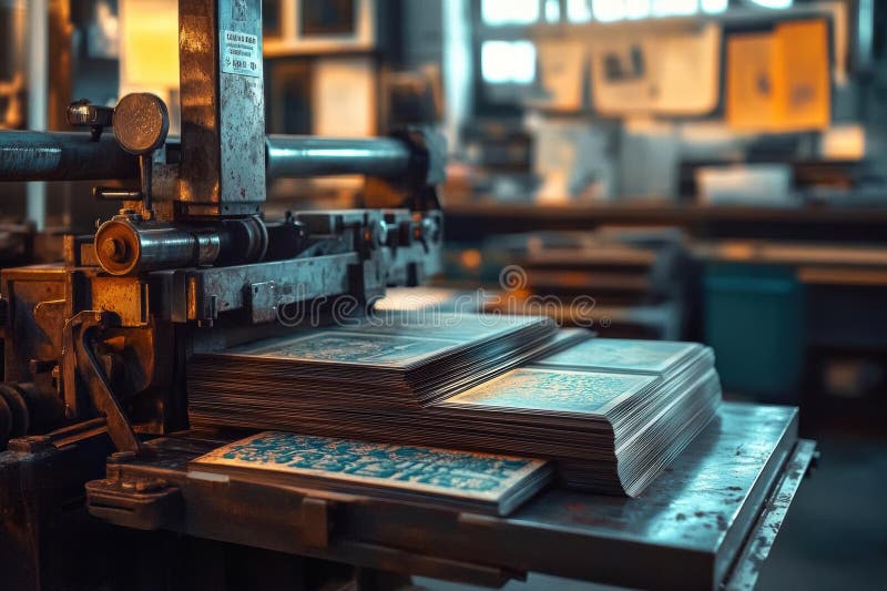 Vintage Printing Press, a Glimpse into the Art of Traditional Printing ...