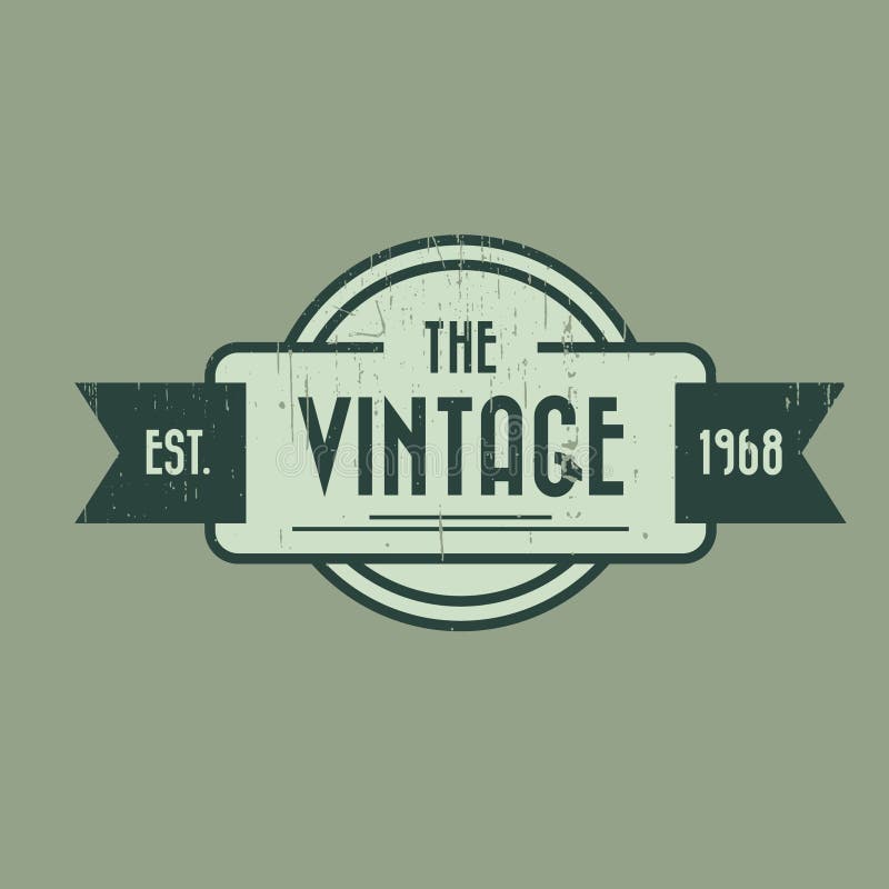 Vintage Product Label Design. Vector Illustration Decorative Design ...