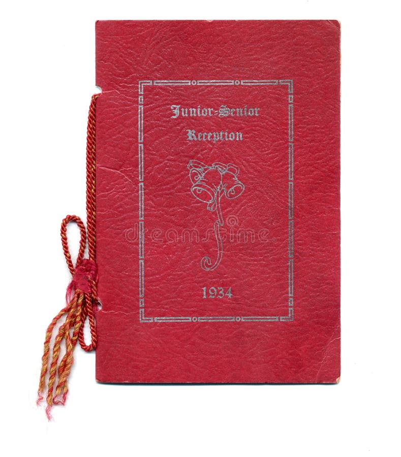 Vintage Program Cover stock image. Image of invitation - 6186577