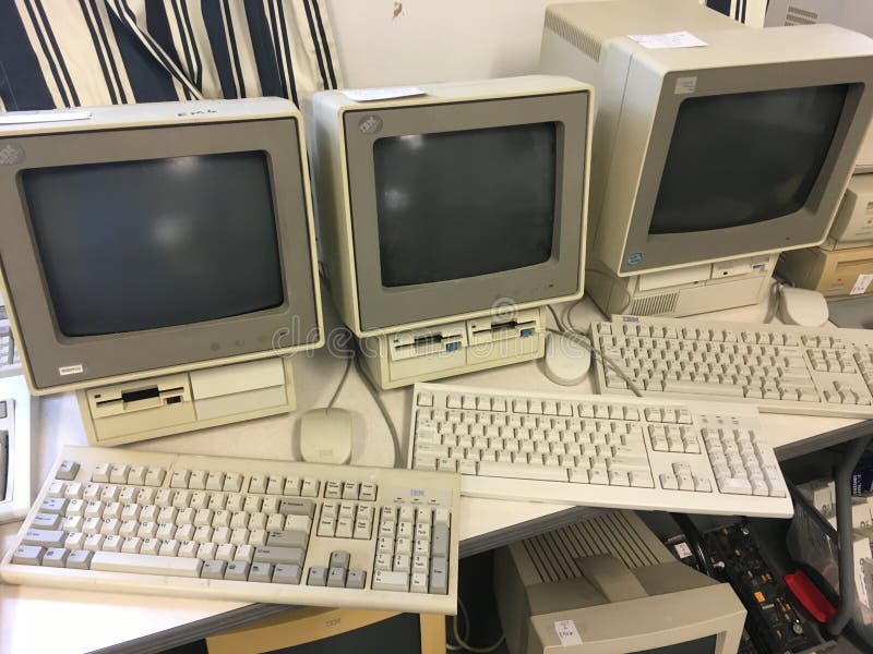 Vintage PS 2 Computers stock photo. Image of showcasing - 343474956