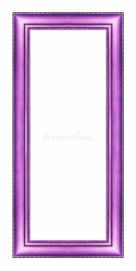 Vintage Purple Frame with Blank Space, with Clipping Path Stock Photo ...
