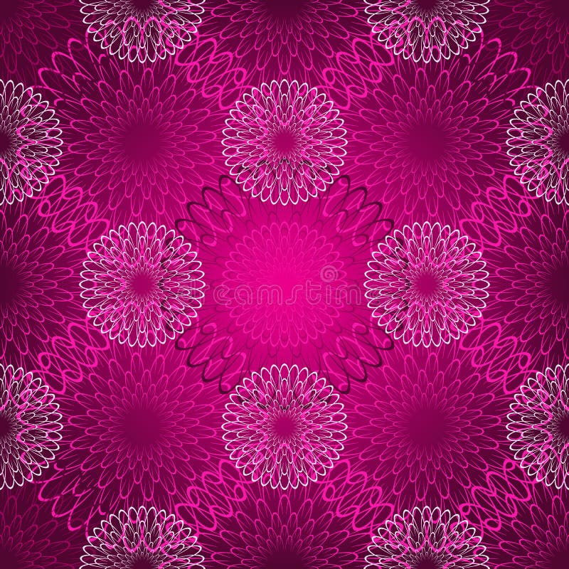 Vintage Purple Gradient Seamless Pattern Stock Vector - Illustration of ...