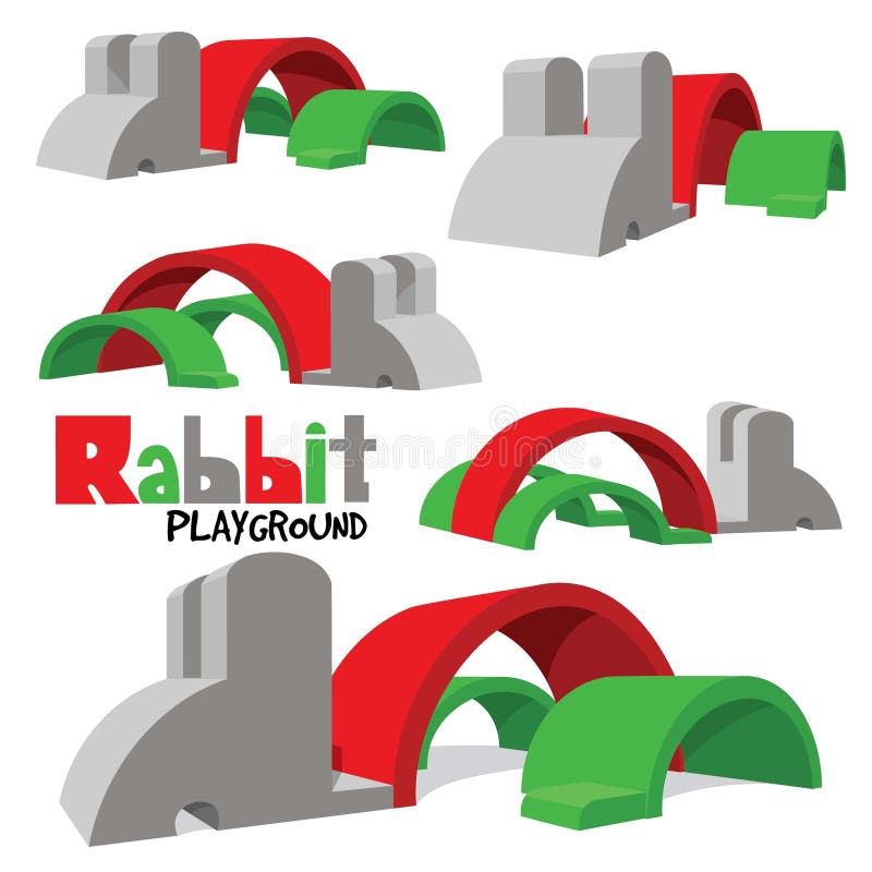 Nostalgic Charm of the Rabbit Playground in Singapore. Stock ...