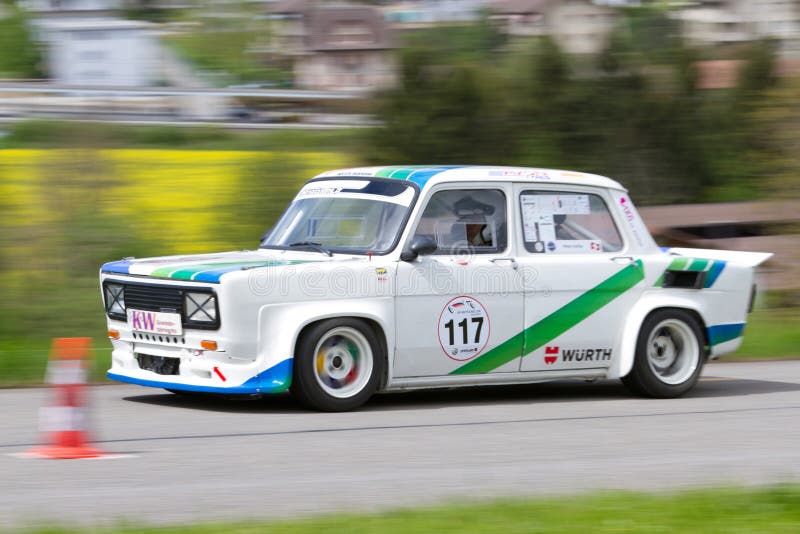 Vintage Race Touring Car Simca Editorial Photography - Image of motion ...