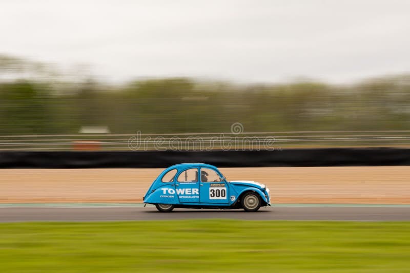 Vintage Racing Car on a Professional Racing Track Editorial Image ...
