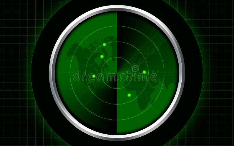 Vintage radar stock illustration. Illustration of vintage - 35668966