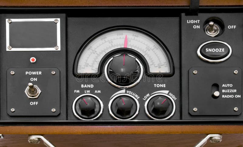Vintage radio tuner stock image. Image of vintage, station - 11662741