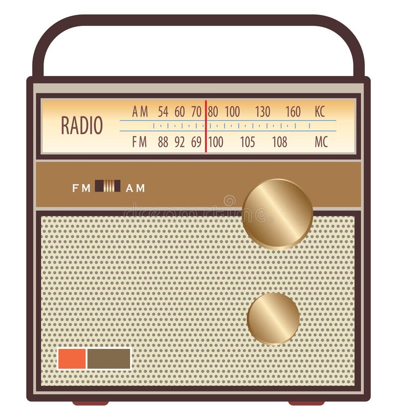 Retro Radio Clipart