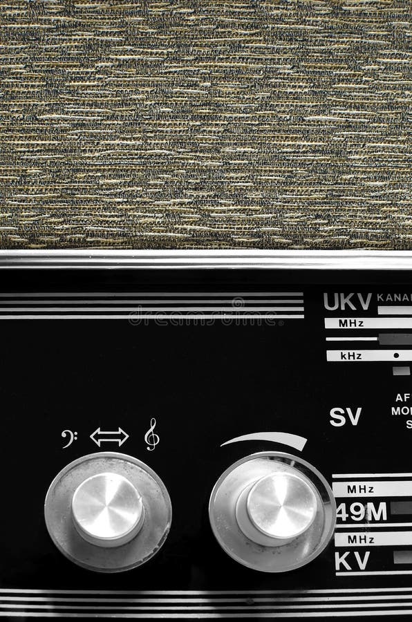 Radio with buttons stock photo. Image of design, player - 32045952