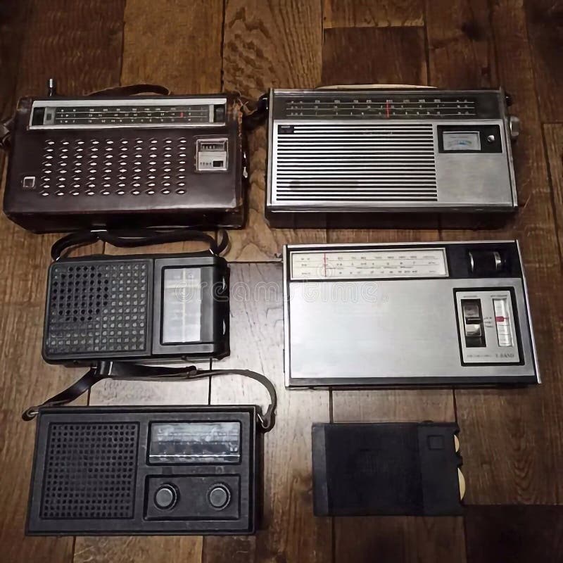 Vintage Radio Collection stock photo. Image of collection - 345684794
