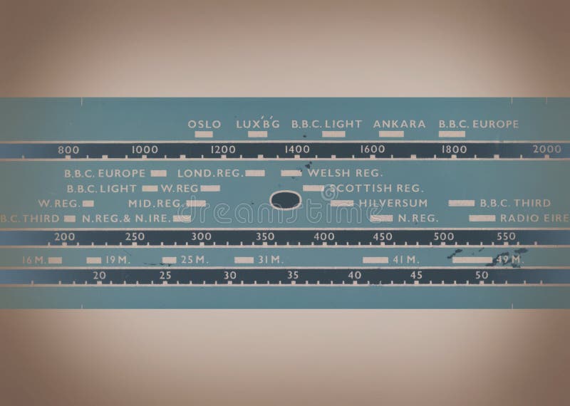 Radio dial stock image. Image of dial, station, broadcasting - 17745687