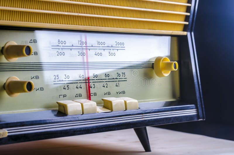 Vintage radio receiver stock photo. Image of receiver - 100402750