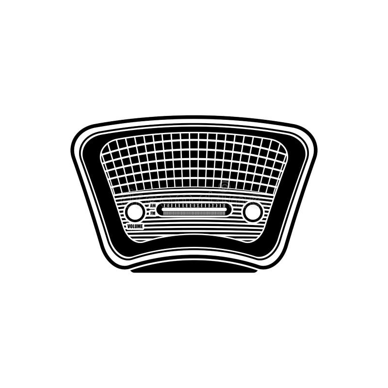 Vintage radio stereo stock illustration. Illustration of radio - 86201560