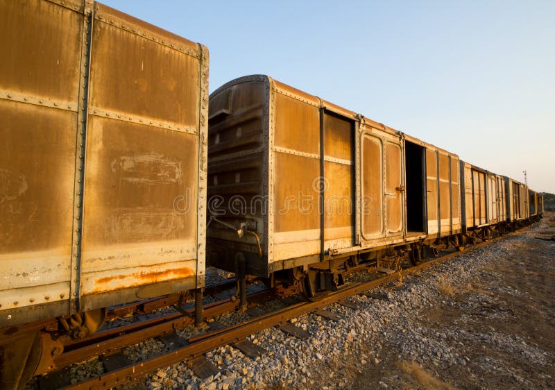 Vintage railroad container stock image. Image of rail - 31119111