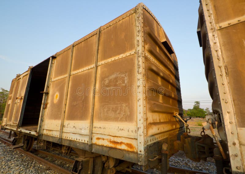 Vintage railroad container stock photo. Image of rail - 31119194