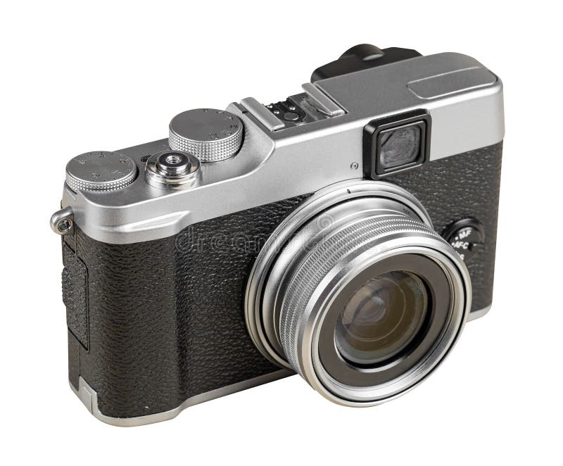 Vintage Rangefinder Camera stock photo. Image of black - 7691616