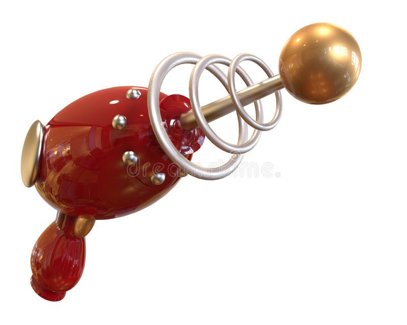 Ray-gun toy graphic stock vector. Illustration of artistic - 4019973