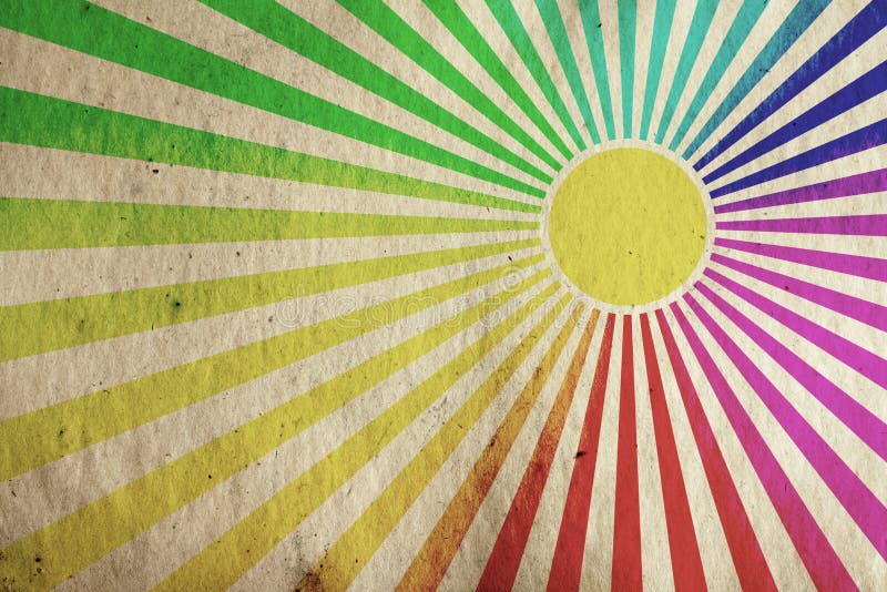 Sun rays on old paper stock illustration. Illustration of effect - 19679260