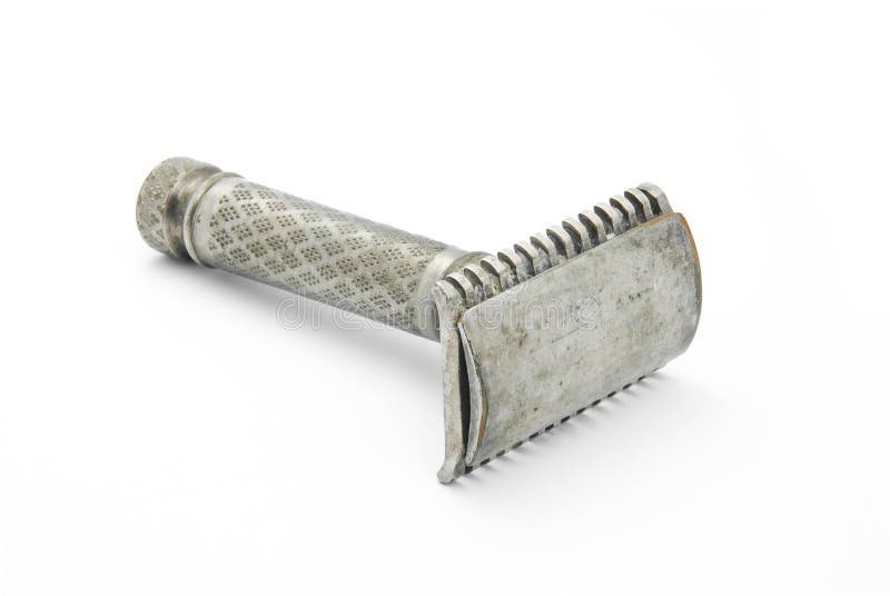 Vintage razor blade holder stock photo. Image of handle - 36743524