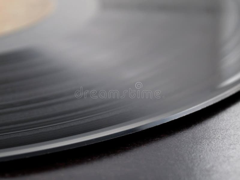 Vintage Record Player Holding Vinyl Disc on Turntable Stock Image ...