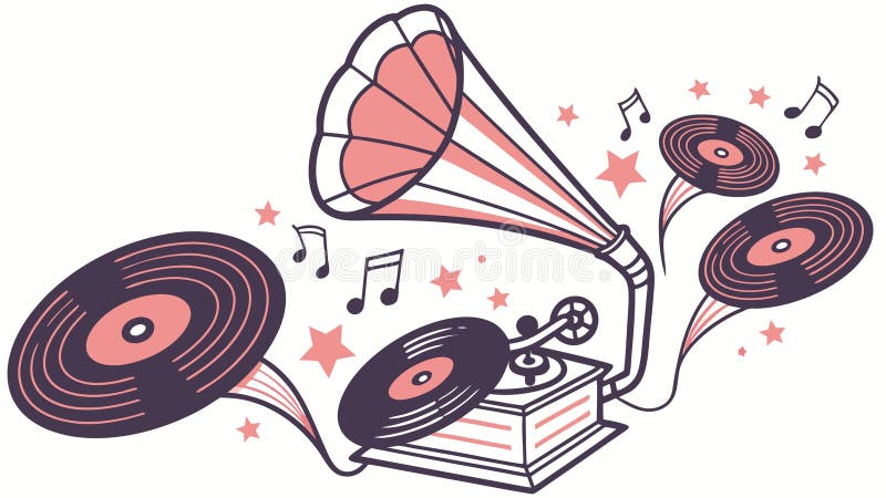 Vinyl Records Logo Vector Stock Illustrations – 424 Vinyl Records Logo ...