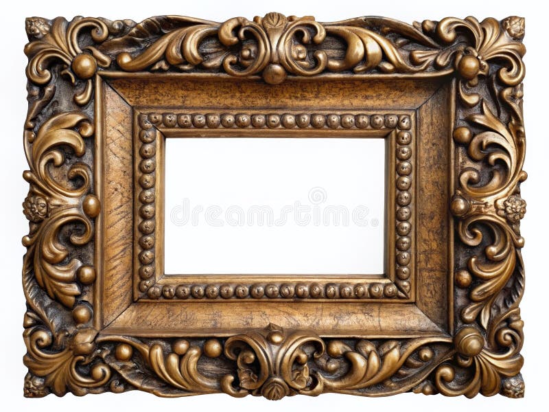 Vintage Rectangle Photo Frame a Timeless Addition for Your Graphic ...