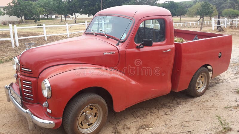 Vintage red Austin editorial photo. Image of england - 62146996