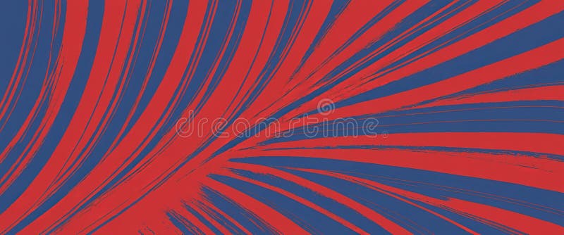 Vintage Red and Blue Radial Lines Background. Stock Image - Image of ...