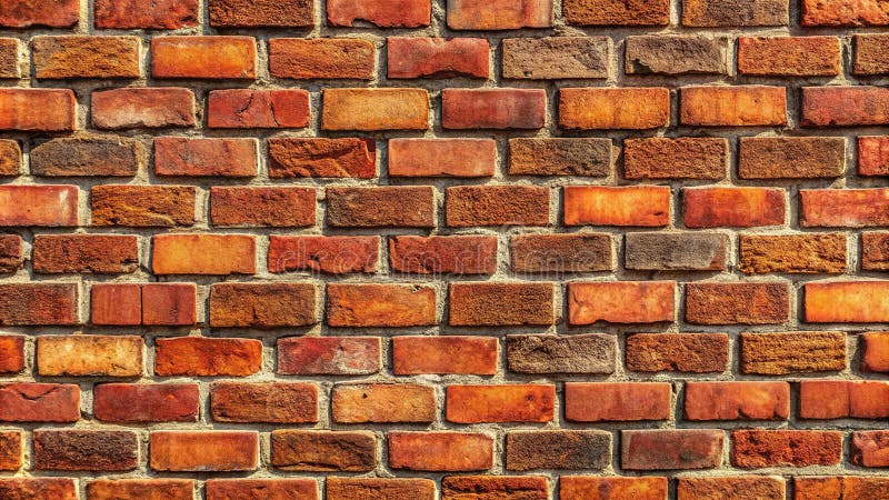 Vintage Red Brick Seamless Pattern Background a Detailed Aged Brickwork ...