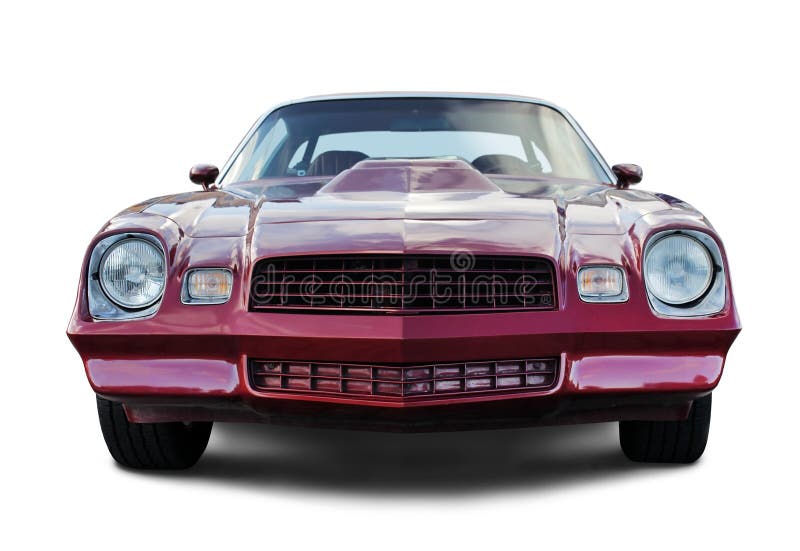 Vintage Car Front View stock photo. Image of family, traffic - 95625166