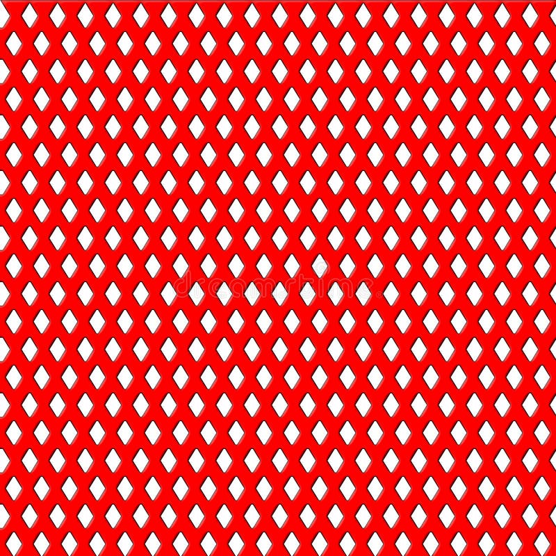 A Vintage Red 3D Rendered Diamond Pattern Stock Illustration ...