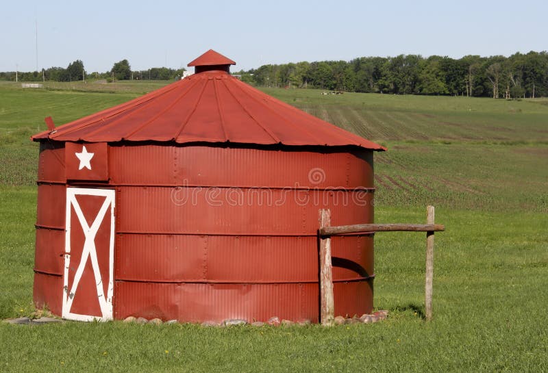 Vintage Red Grain Bin Stock Photos - Free & Royalty-Free Stock Photos ...